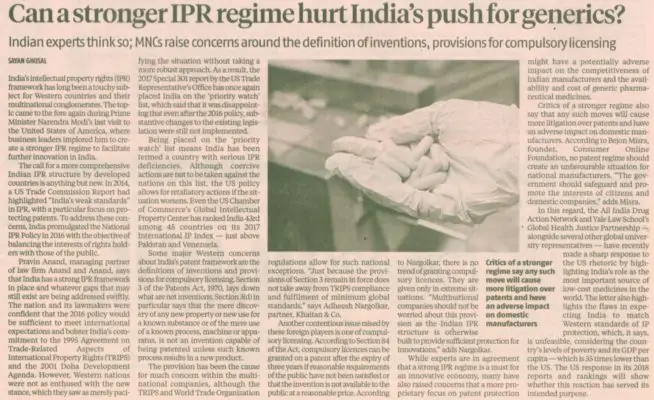 Pravin Anand lends his views on India's IPR framework | Anand & Anand